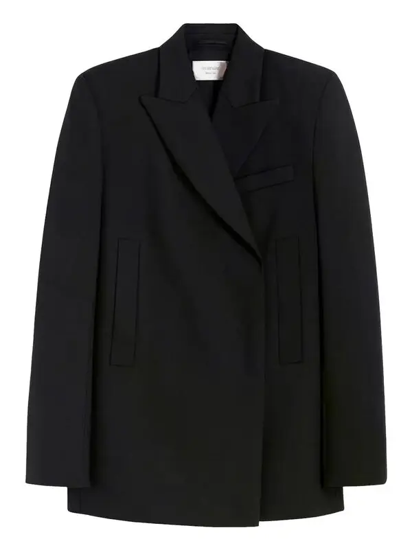 Sportmax Esule Double-breasted Blazer - Black