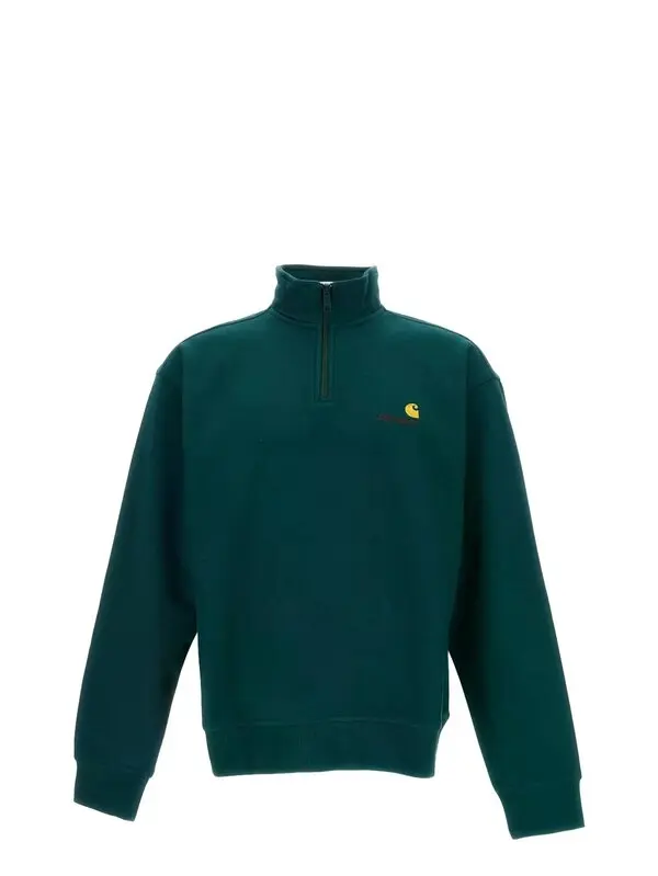 Carhartt Work In Progress Half-zip Sweatshirt - Green