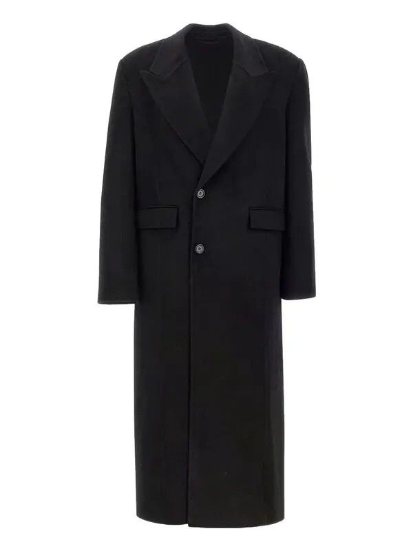 Séfr Tetsu Flap-pocket Coat - Black