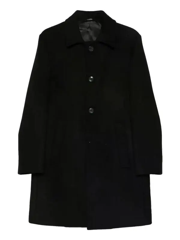 DANIELE ALESSANDRINI Single-breasted Coat - Black