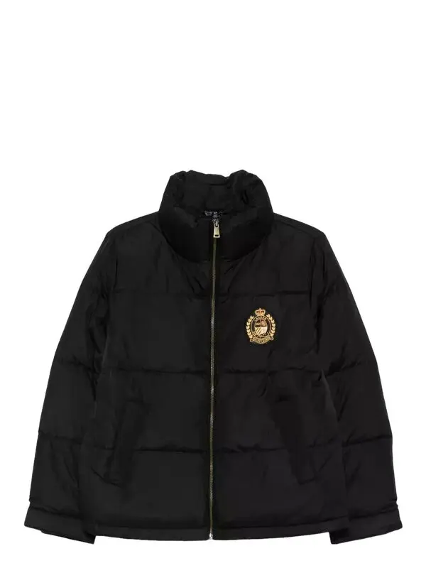 Ralph Lauren Crest-appliqué Puffer Jacket - Black