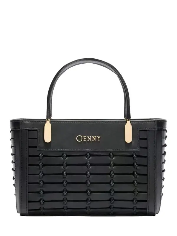 GENNY Logo-lettering Tote - Black