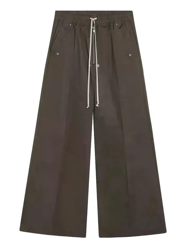 Rick Owens Drawstring Pleated Trousers - Green