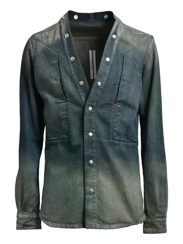 Rick Owens Buttoned Shirt - Blue