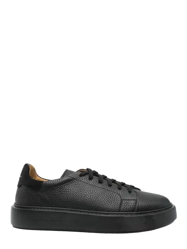HENDERSON BARACCO Leone Leather Sneakers - Black