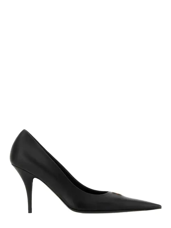 Balenciaga 90mm Avenue Bb Editor Pumps - Black