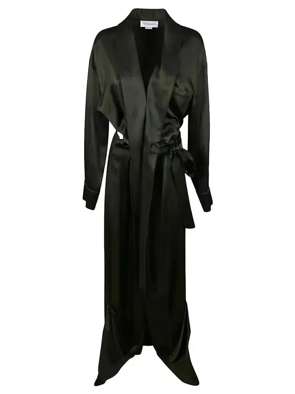 Victoria Beckham Tie Dress - Black