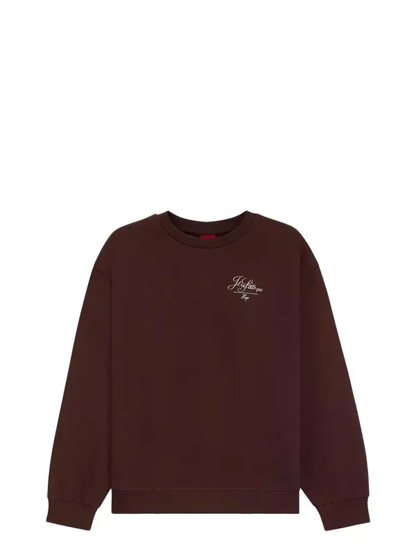 Hugo Graphic-print Sweatshirt - Brown