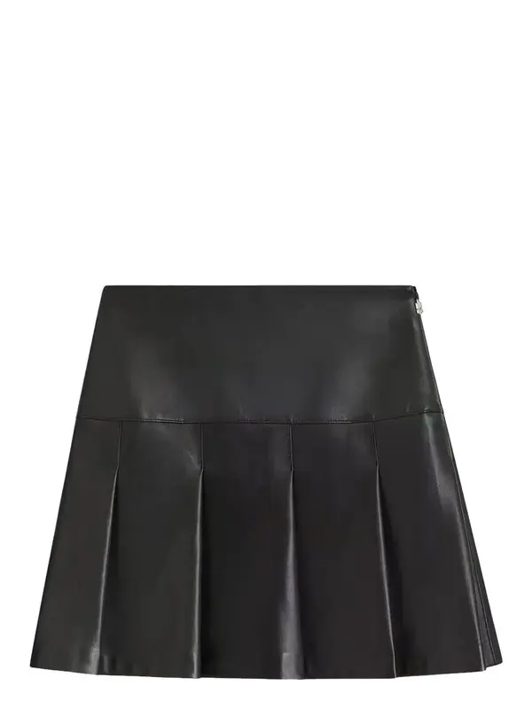 Hugo Pleated Mini Skirt - Black