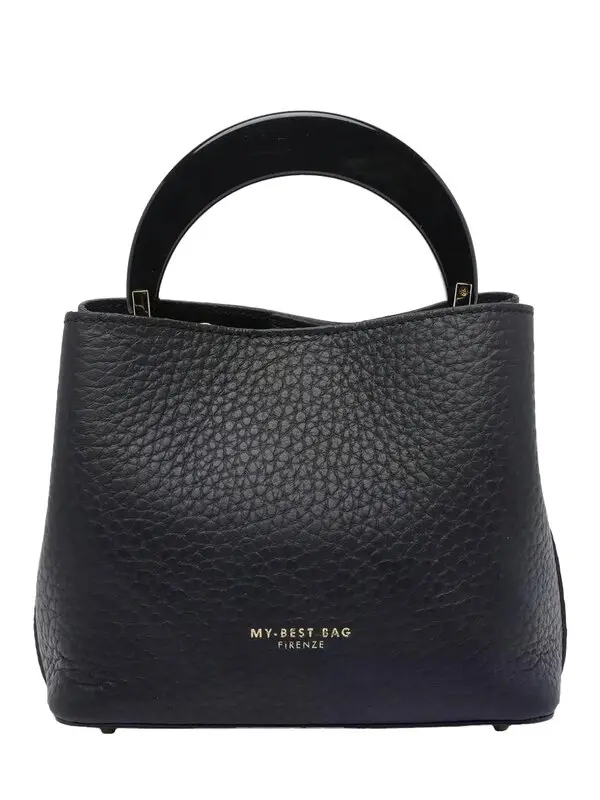 MY BEST BAG FIRENZE Grained Tote Bag - Black