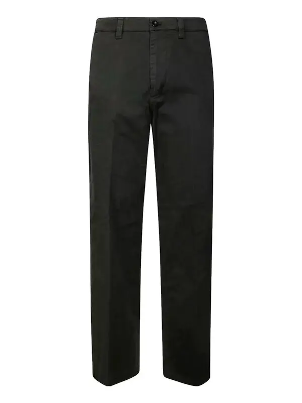 DEPARTMENT 5 Pressed-crease Chino Trousers - Black