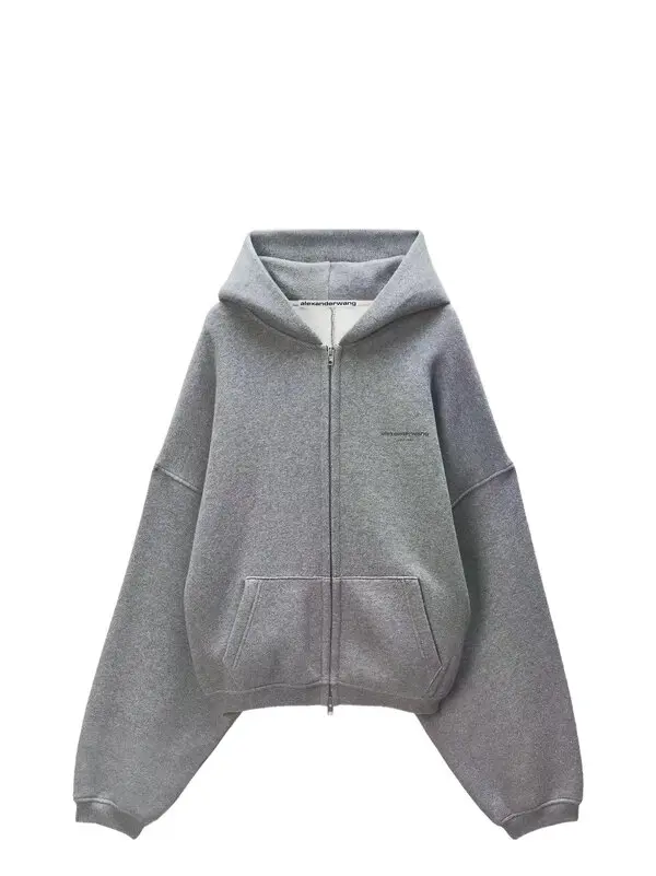 Alexander Wang Zip-up Hoodie - Grey