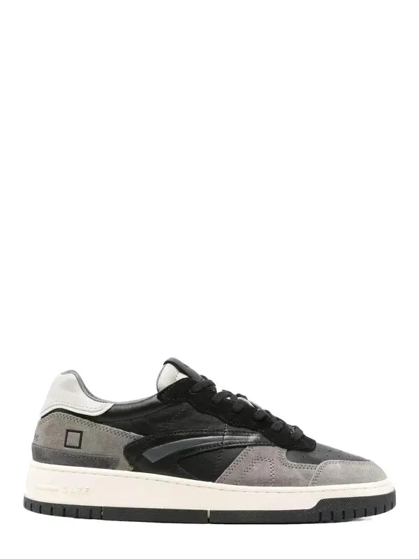 D.a.t.e. Panelled Sneakers - Black