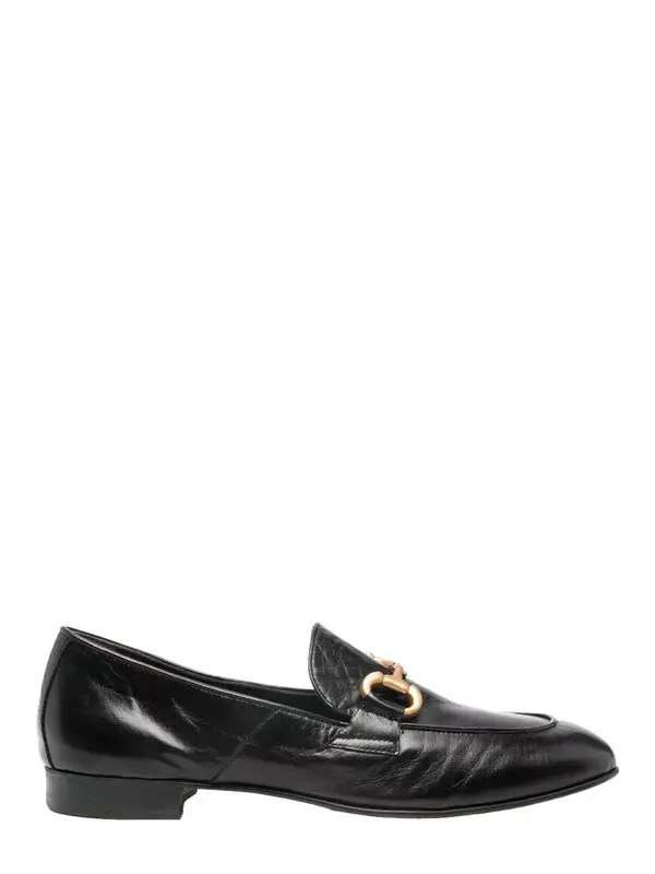 MARA BINI Leather Loafers - Black