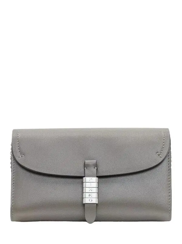 Pinko Chain-strap Shoulder Bag - Grey