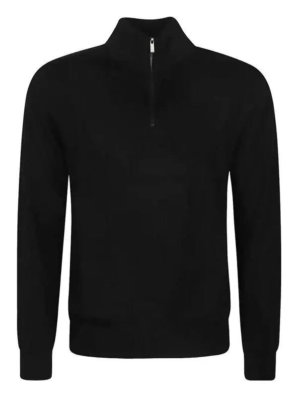 Michael Kors Zip Turtleneck Sweater - Black