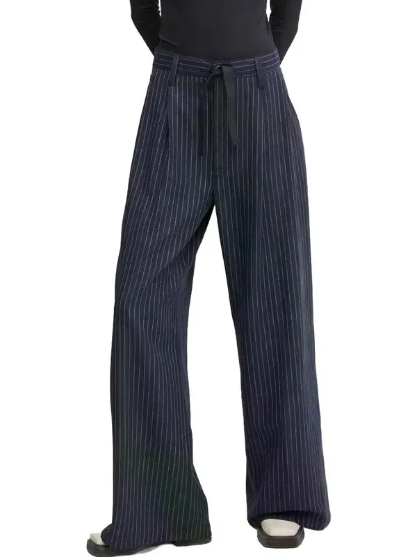 G-star Raw Striped Tie Trousers - Blue
