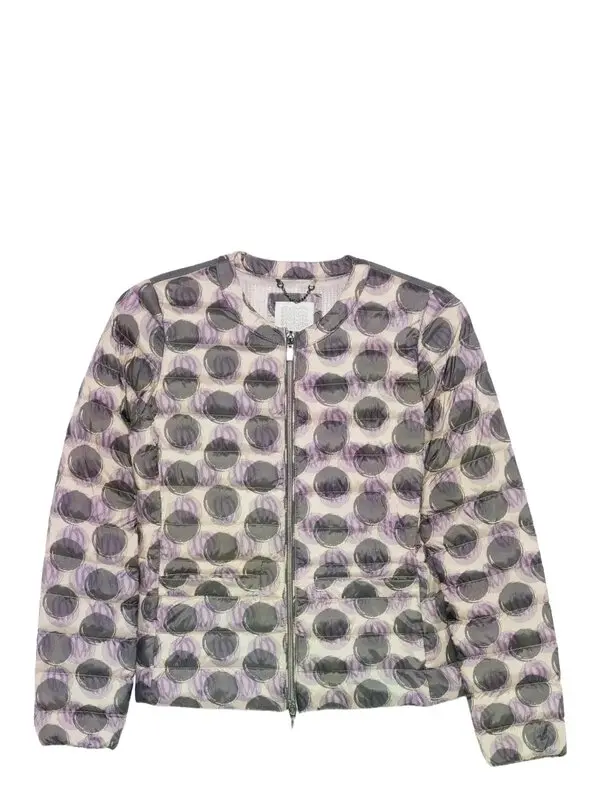 Geox Graphic Print Puffer Jacket - Neutrals