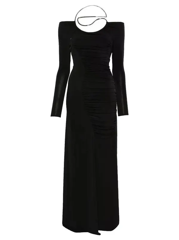 Coperni Maxi Cut-out Dress - Black