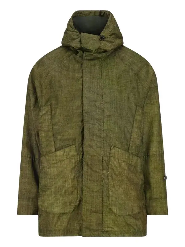 MASSIMO OSTI STUDIO Hooded Jacket - Green