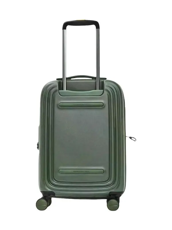 MANDARINA DUCK Logoduck Ribbed Trolley Suitcase - Green