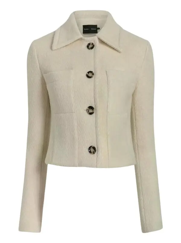 Proenza Schouler Kinsley Buttoned Jacket - Neutrals