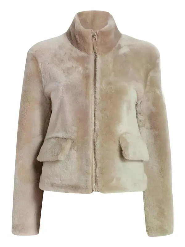 Proenza Schouler White Label Scarlett Shearling Jacket - Neutrals