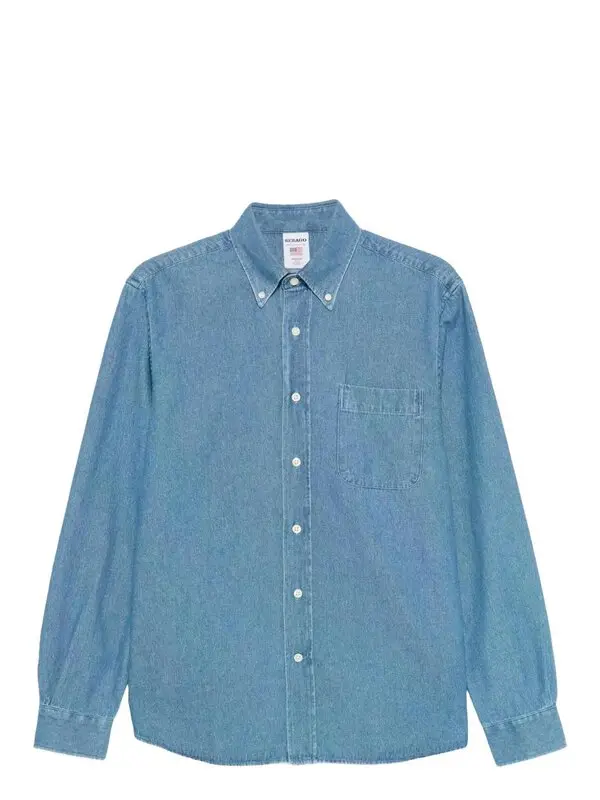 SEBAGO Denim Button-down Shirt - Blue