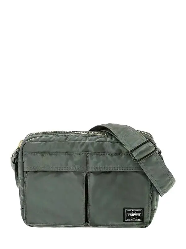 PORTER-YOSHIDA & CO Zipped Tanker Messenger Bag - Green