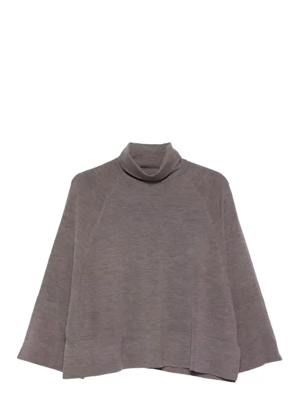 PSOPHIA Fine-knit Jumper - Grey