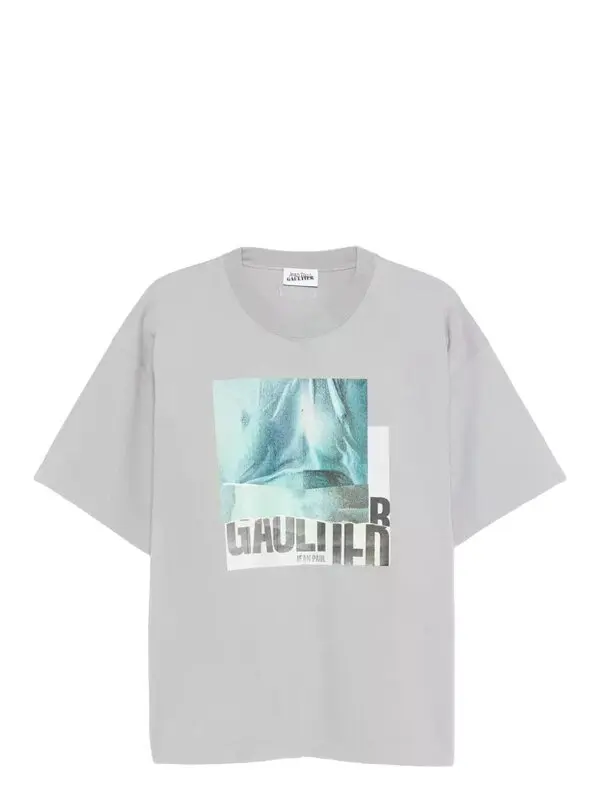 JEAN PAUL GAULTIER Graphic-print T-shirt - Grey