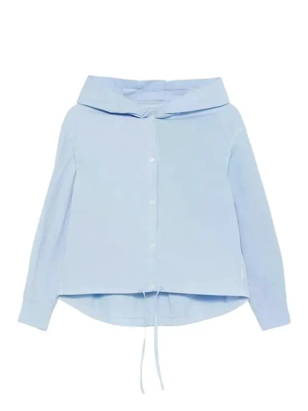 CIRCOLO 1901 Hooded Shirt - Blue