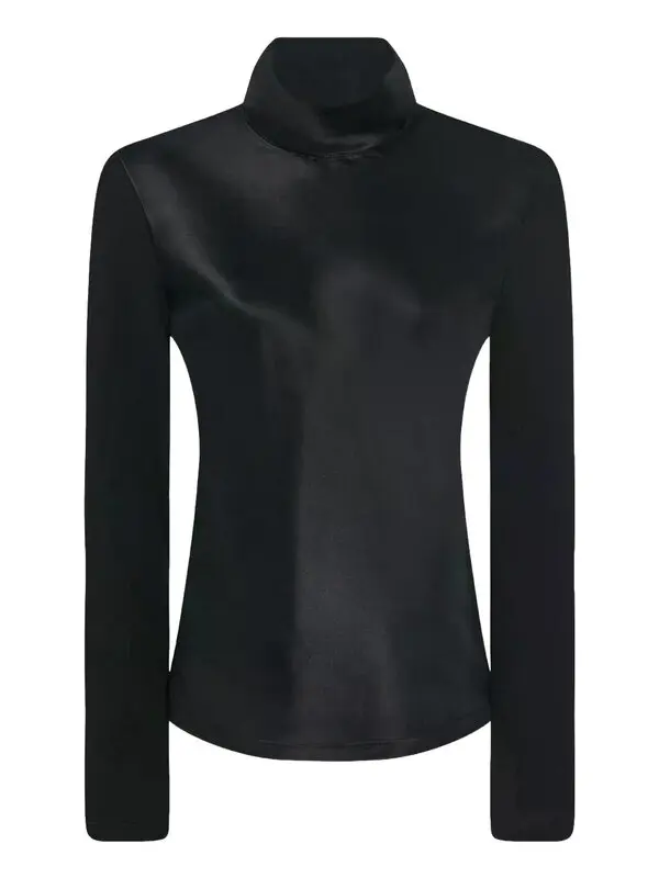 Rosetta Getty Turtleneck Combo T-shirt - Black
