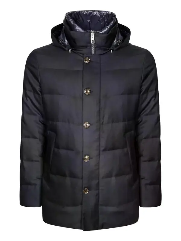 MONTECORE Hooded Padded Jacket - Blue