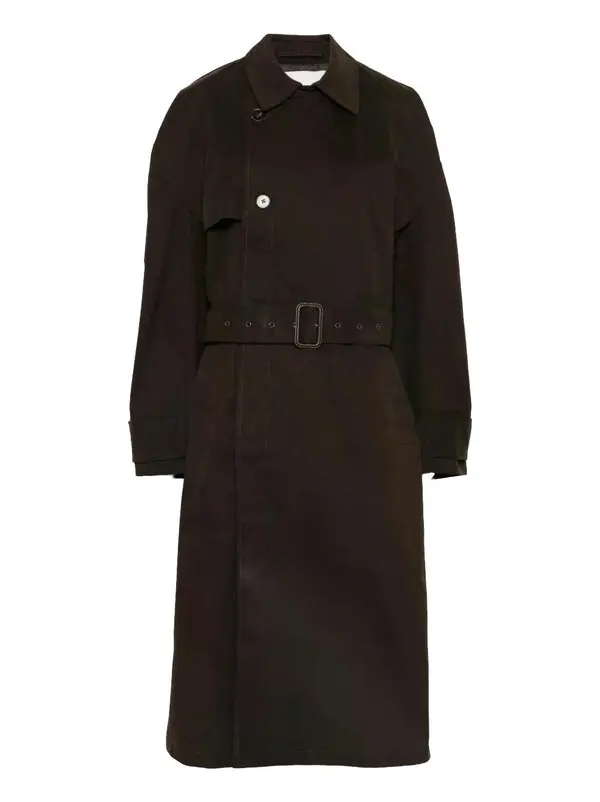 ENTIRE STUDIOS Belted Trench Coat - Brown