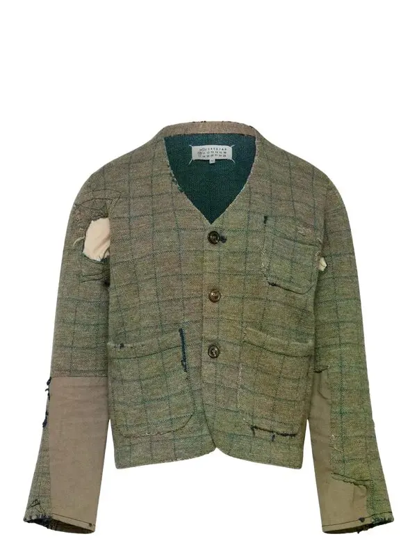 MAISON MARGIELA Virgin-wool Cardigan - Green