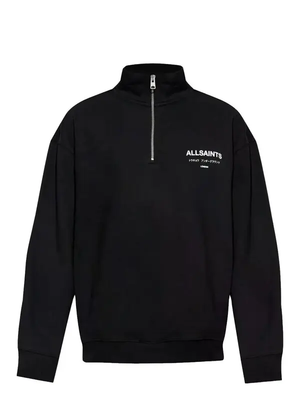 ALLSAINTS Underground Half-zip Sweater - Black