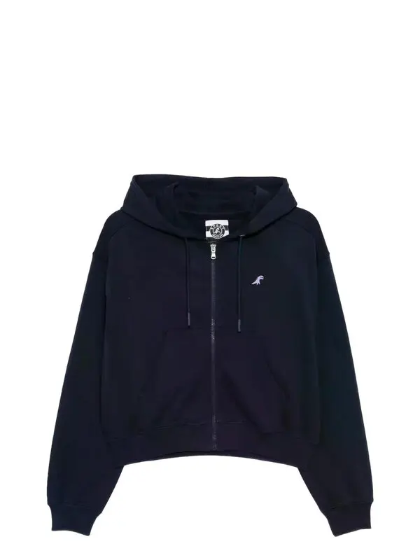 SPORT B. BY AGNÈS B. Dino-embroidered Hoodie - Blue