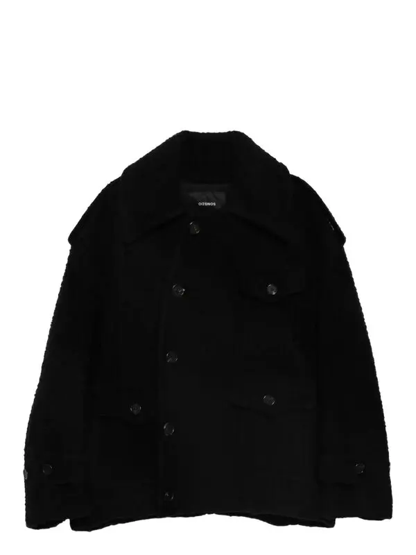 SONGZIO Single-breasted Coat - Black