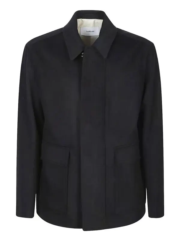 LARDINI Wool Jacket - Blue