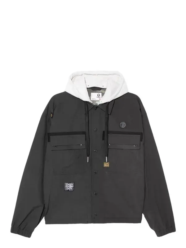 AAPE BY *A BATHING APE® Logo-patched Jacket - Black