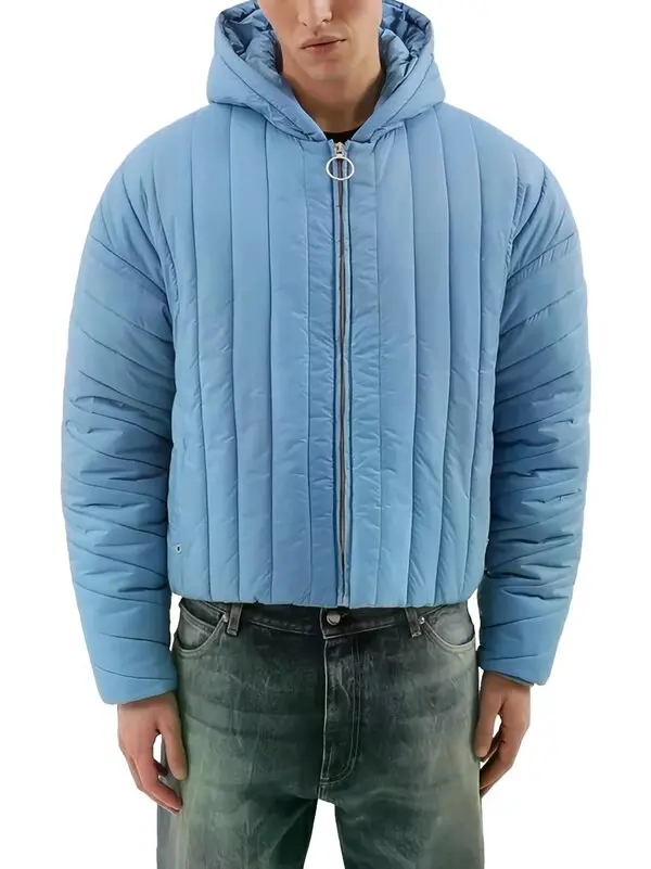 1989 STUDIO Quilted Hooded Jacket - Blue