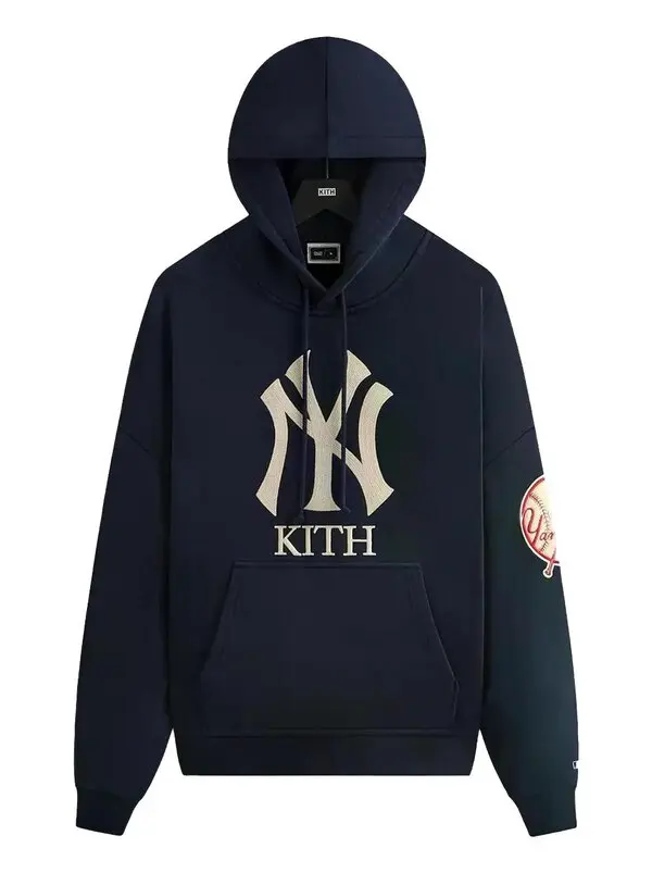 Kith X New York Yankees Braxton Hoodie - Blue