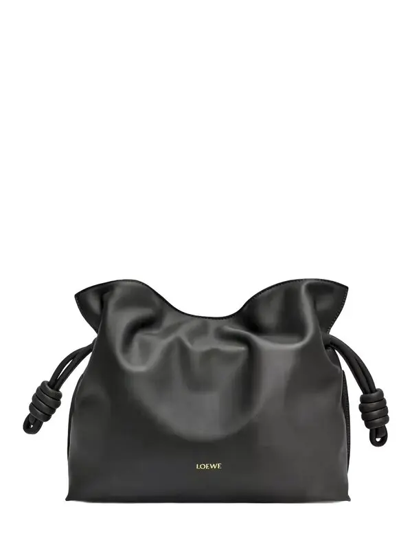 Loewe Medium Knotted Clutch - Black