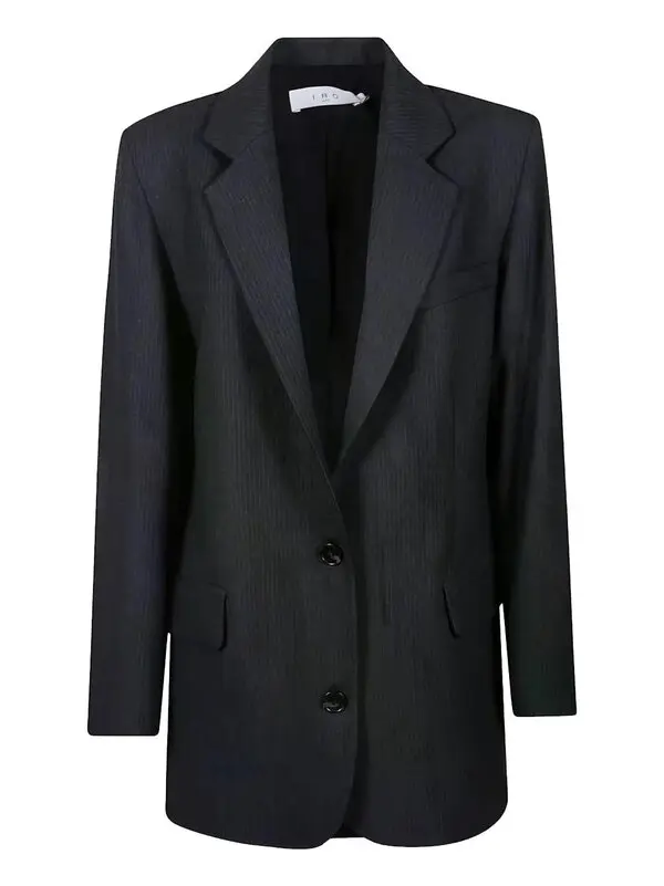 IRO PARIS Pinstripe Guilda Jacket - Black