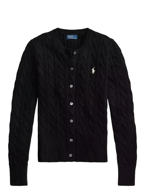 Polo Ralph Lauren Cable-knit Cardigan - Black