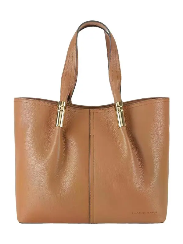Elisabetta Franchi Logo-detail Tote Bag - Brown