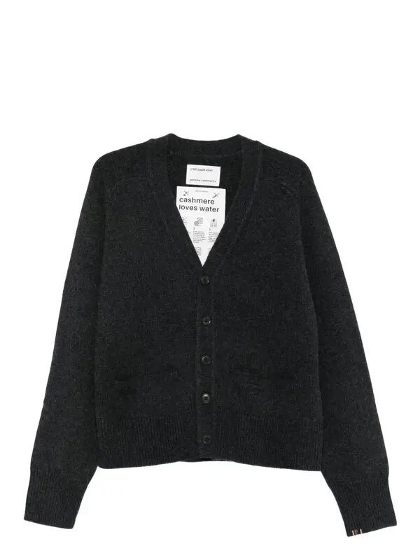 EXTREME CASHMERE X Cashmere Cardigan - Black