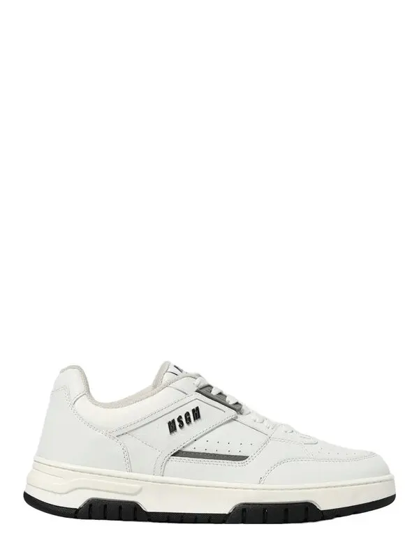MSGM Lace-up Sneakers - White