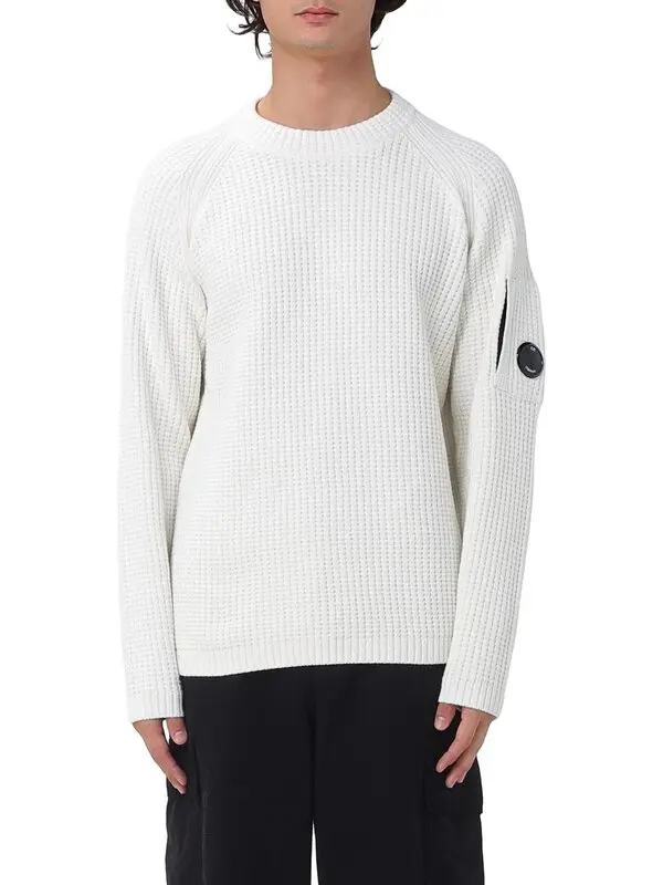 C.P. COMPANY Crewneck Sweater - White
